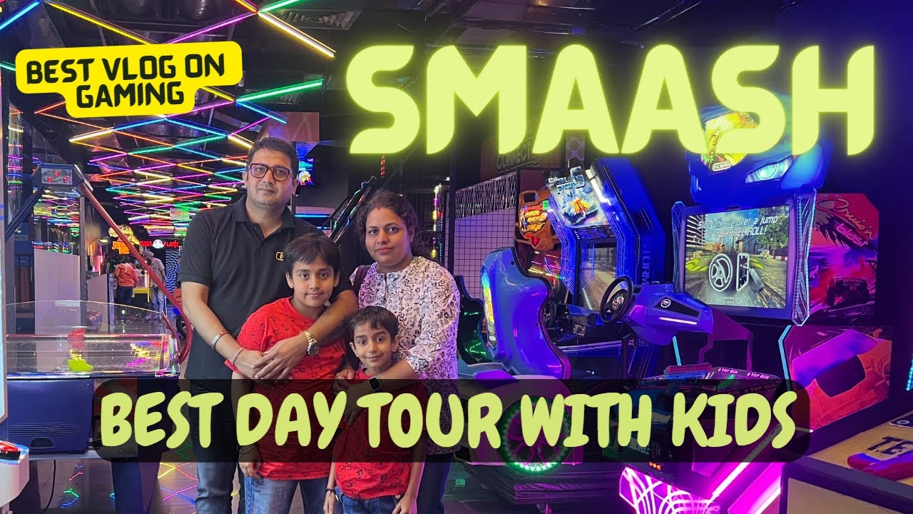 Day outing to SMAAASH GAMING was fun with Kids I #shopnvlogclinic # ...