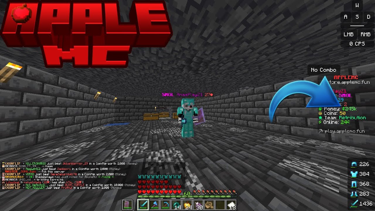 How to get unlimited Money in Apple Mc Season 5 || Apple Mc Minecraft ...