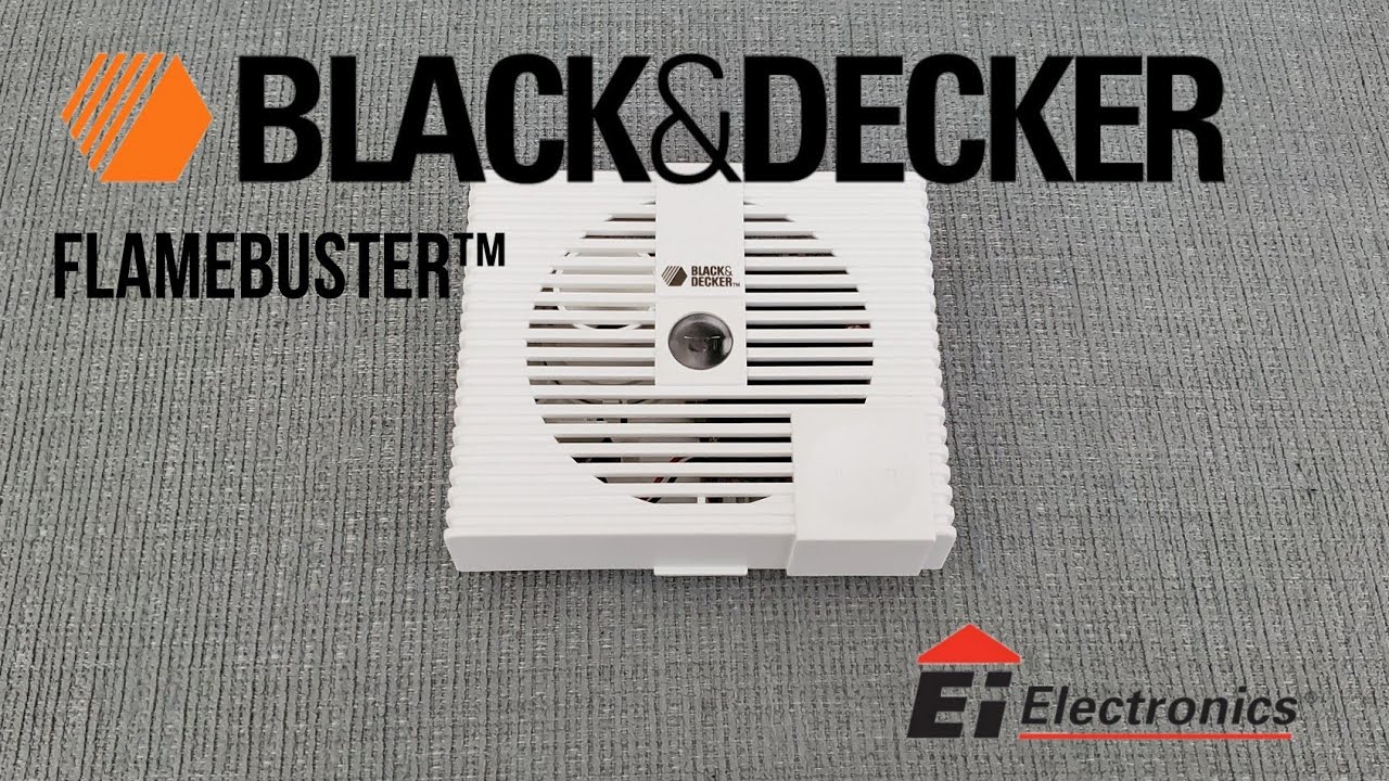 Black & Decker Flamebuster SMK-30 Smoke Alarm Overview & Demo - YouTube
