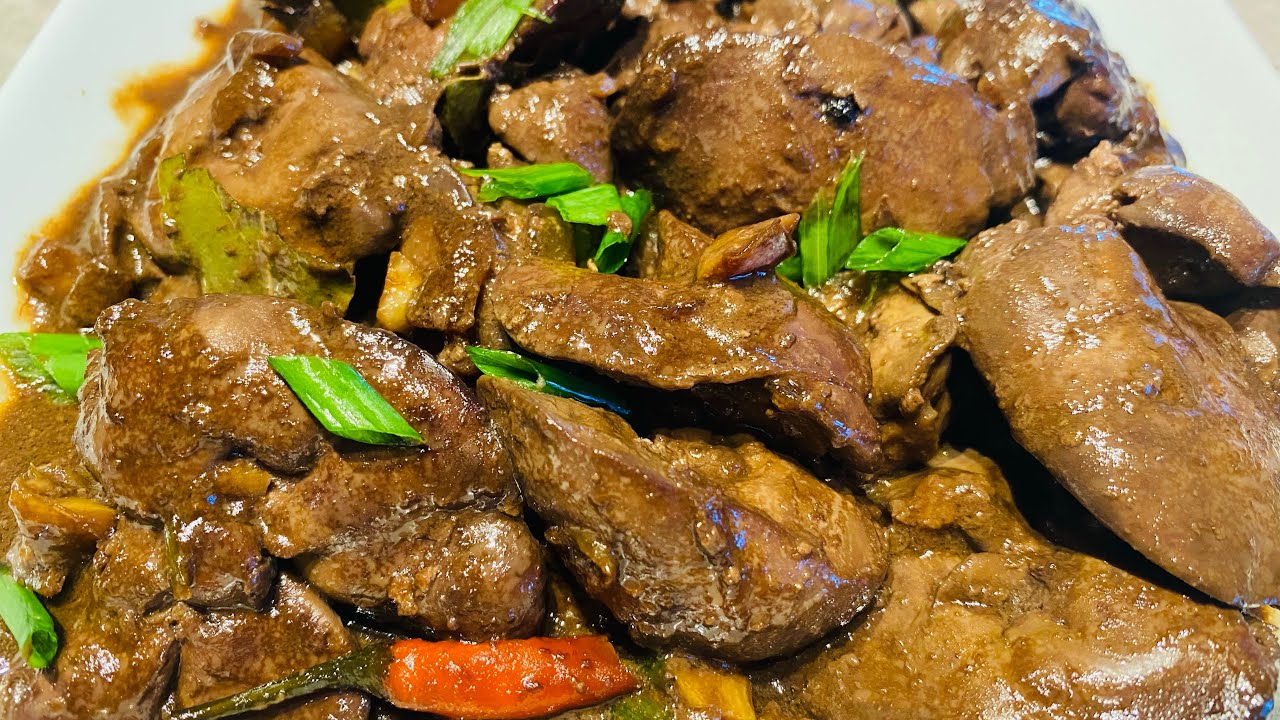 ADOBO CHICKEN LIVER/THICK SAUCE/EASY RECIPE/ Ate CristyN - YouTube