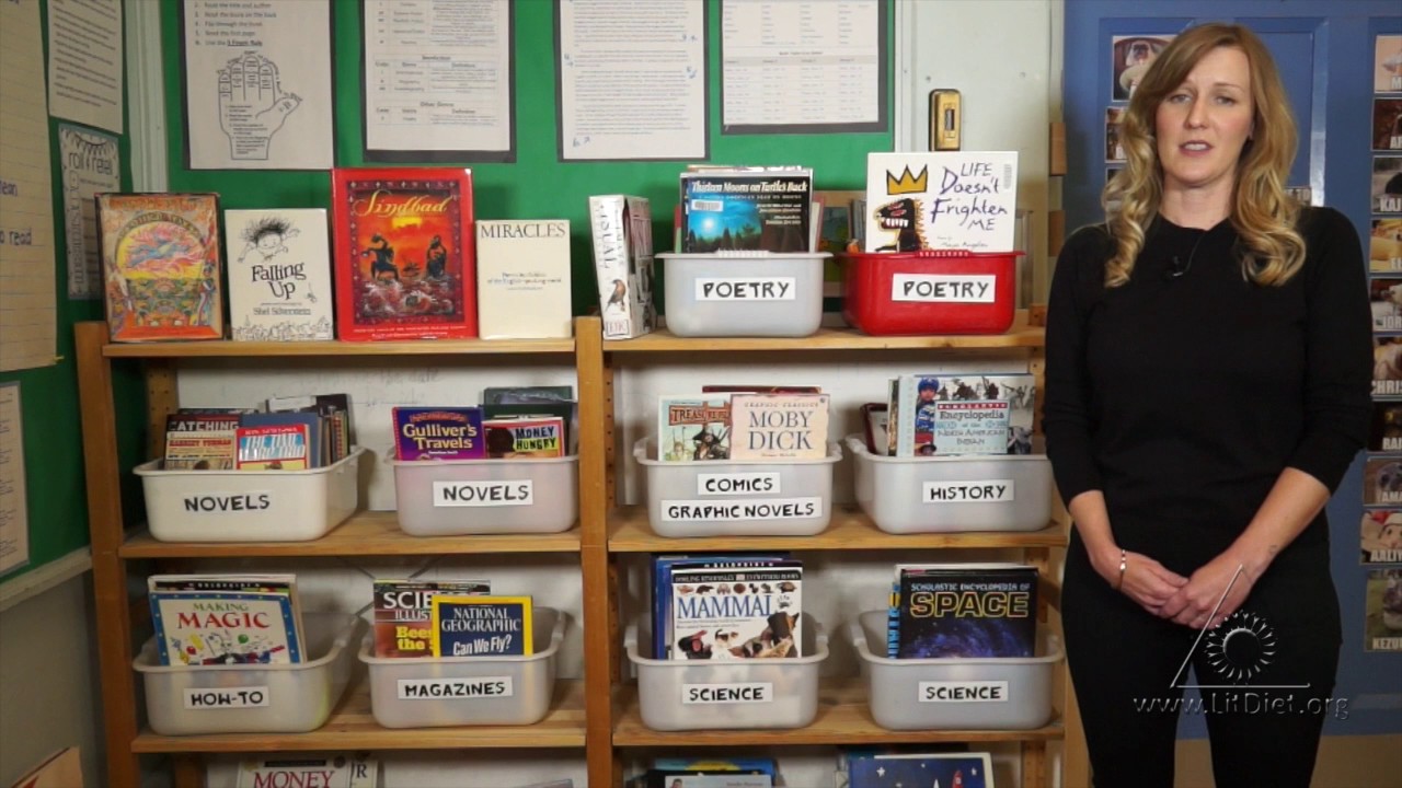 Bookworm Heaven!: Creating a Classroom Library (Virtual Tour) - YouTube