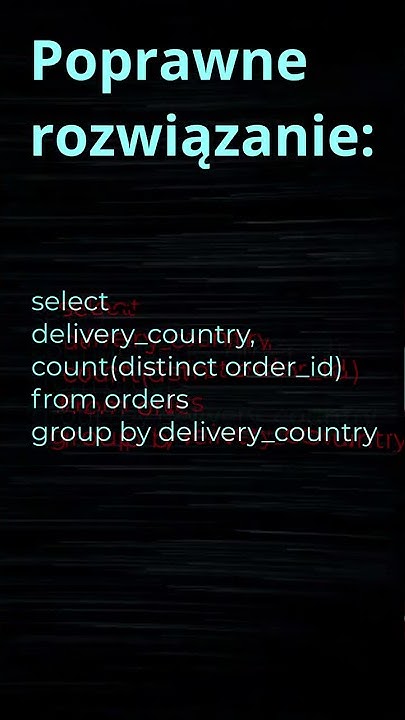 SQL Quiz 1 🧑‍💻 Group By and Count Distinct - YouTube