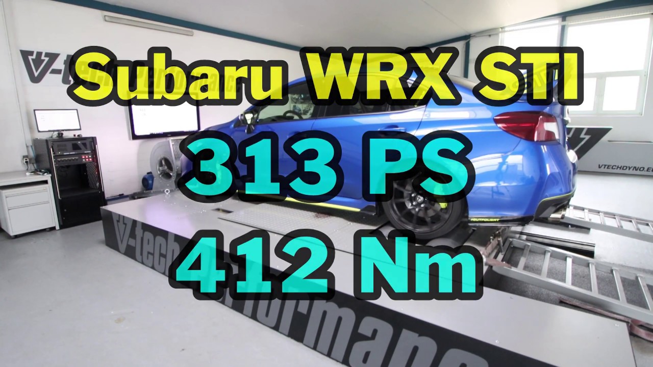 Vtech-Performance Leistungsmessung Subaru Impreza WRX STI 313 PS - 412 ...