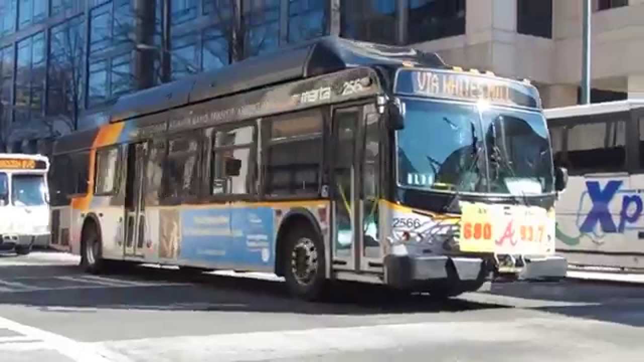 MARTA NEW FLYER BUS 2566 ON THE 74 FLAT SHOALS IN ATLANTA - YouTube