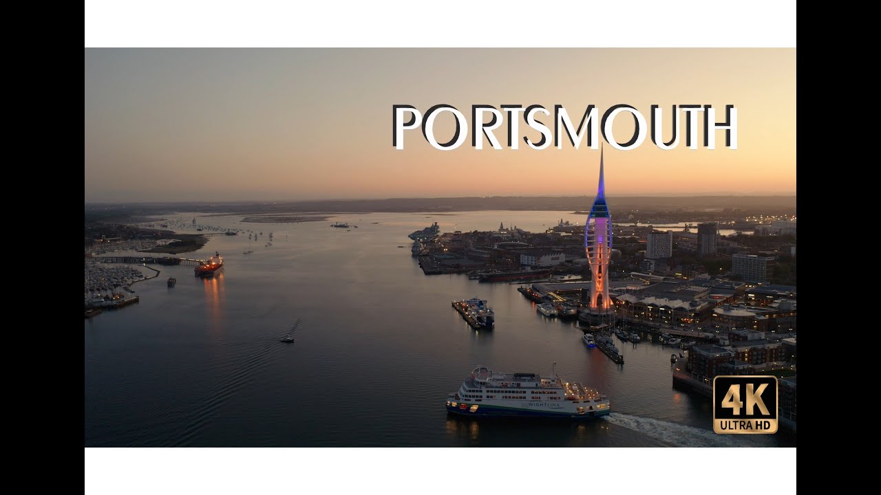 Beautiful Great Britain in 4K UHD - Portsmouth - YouTube