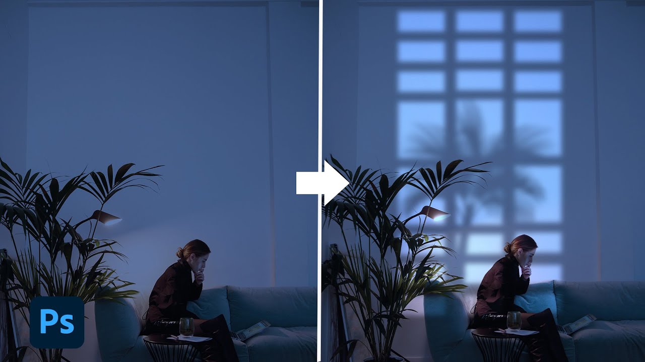 How to Create a Window Light Effect | Photoshop Tutorial - YouTube