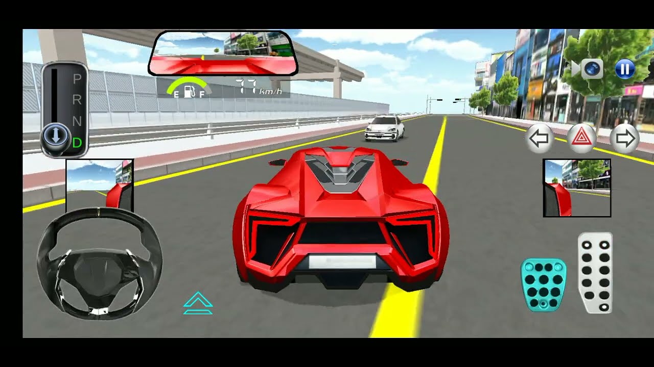 Red Lamborghini Aventador Driving Driving - 3d Driving Class gameplay ...