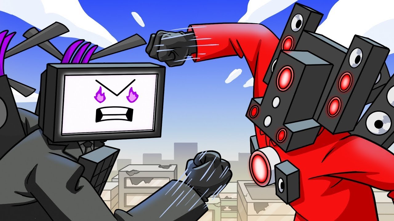 TITAN TV MAN vs. TITAN SPEAKERMAN! (Cartoon Animation) - YouTube