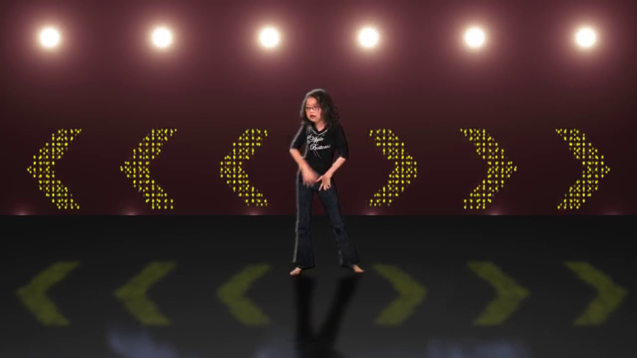 ECHO Chevron Dancing Techno Girl - Flashing Stage Lights - adobe after effects, trapcode - YouTube