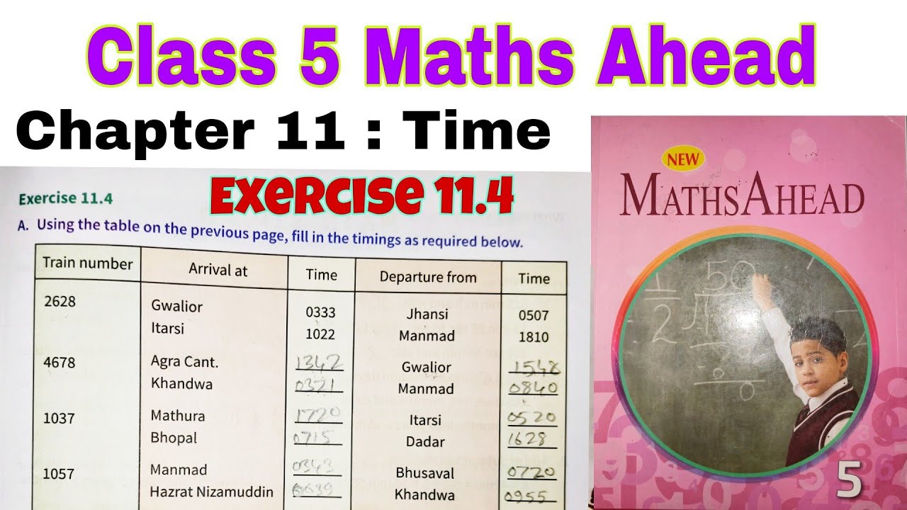 Class 5 Maths Ahead Chapter 11.4 | Time | Maths Ahead | Class 5 | CBSE | Chapter 12 | SSC | CTET ...
