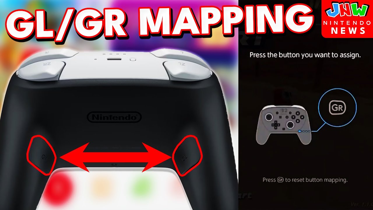 How to Map GL & GR Buttons on Switch 2 Pro Controller & Charging Grip ...