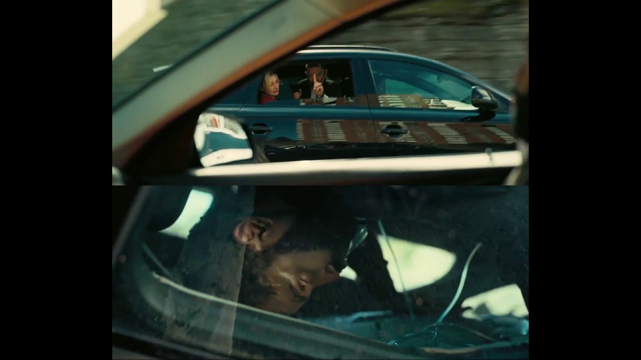 TENET Car Chase Scene | Side-by-side Crosscut - Forwards & Backwards ...
