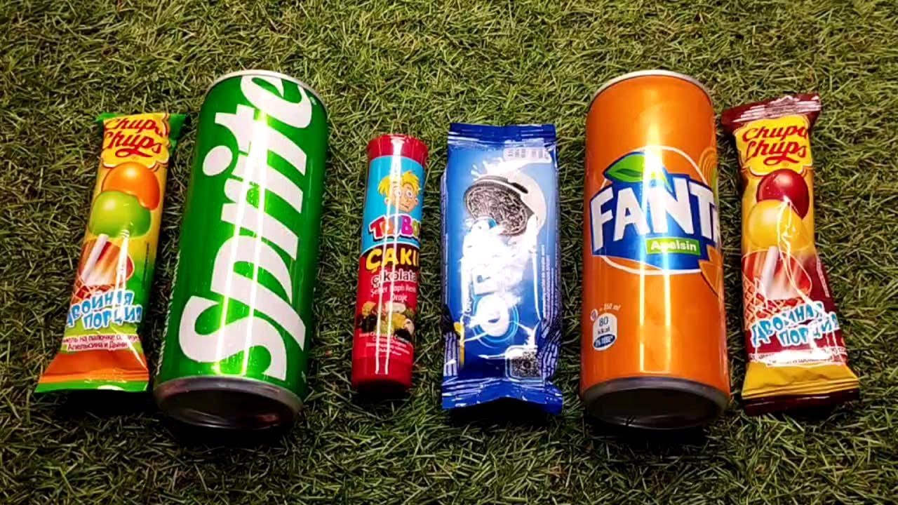 Unpacking ASMR - OREO,Chupa Chups,Turbo Cakki,FANTA, Sprite - YouTube