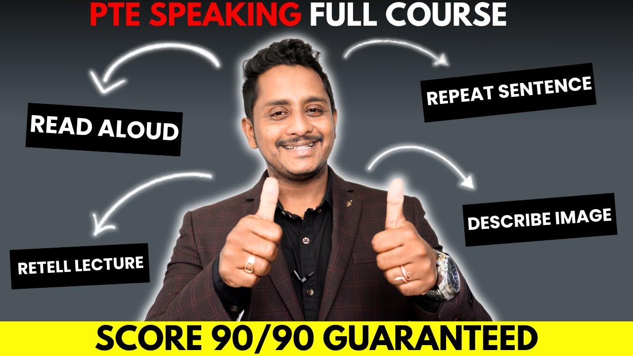 PTE Speaking - Score 90/90 Guaranteed | PTE Speaking Complete Course ...
