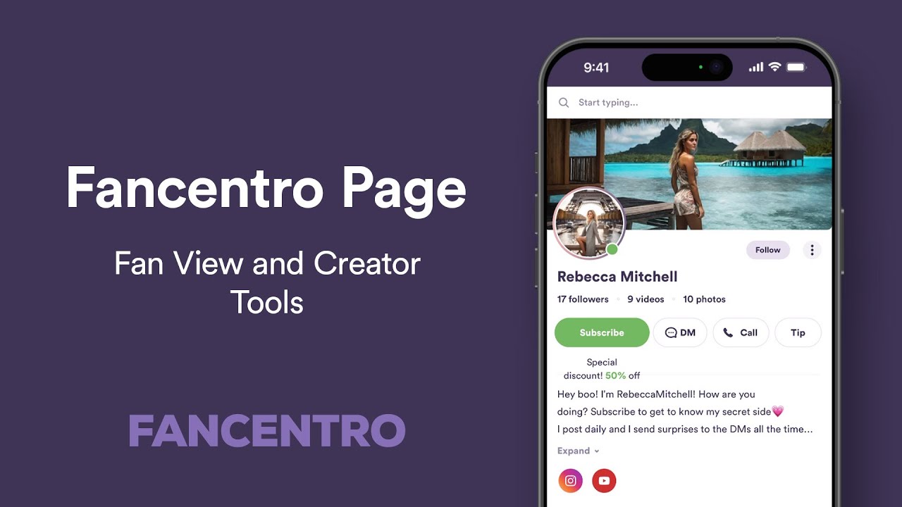 Creating an Engaging Fancentro Page 🤩 Fan View and Creator Tools - YouTube