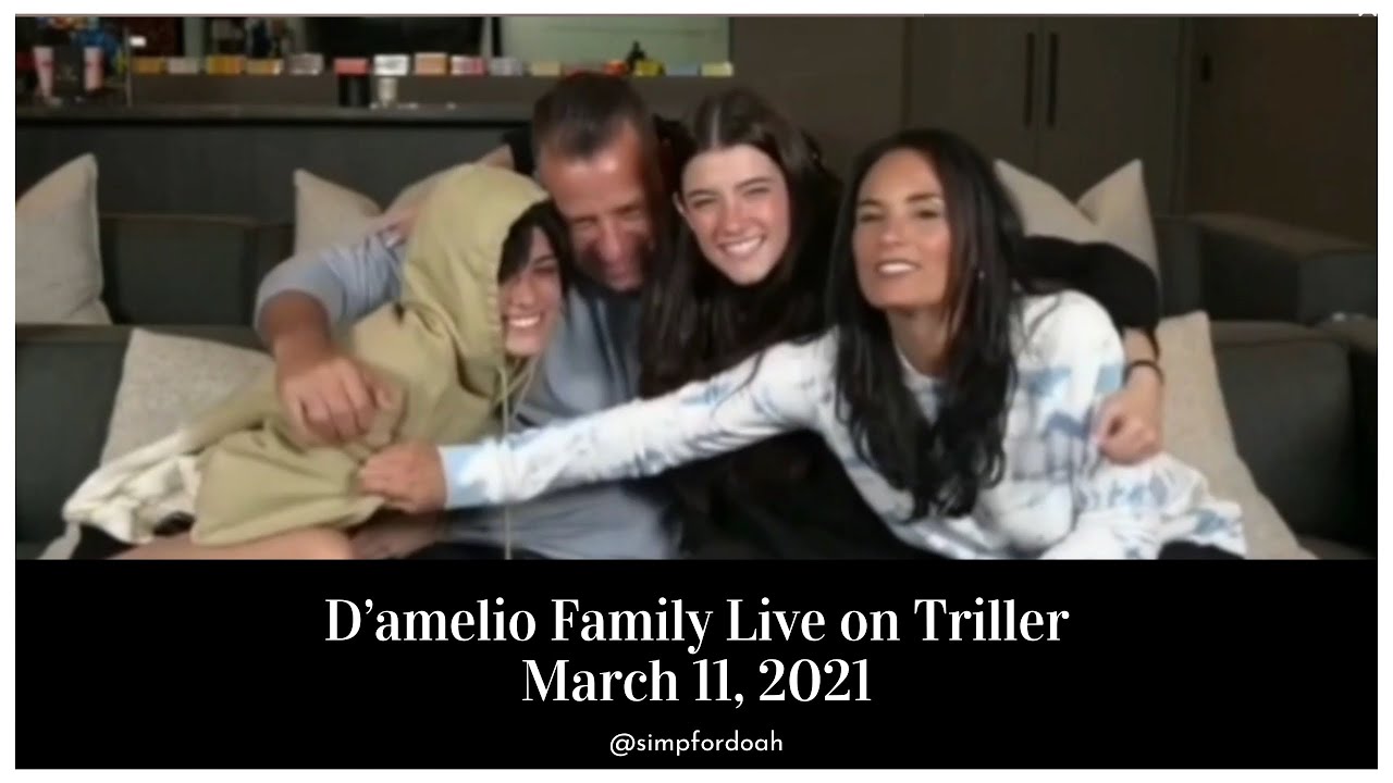 D’amelio Family Live on Triller - March 11, 2021 - YouTube