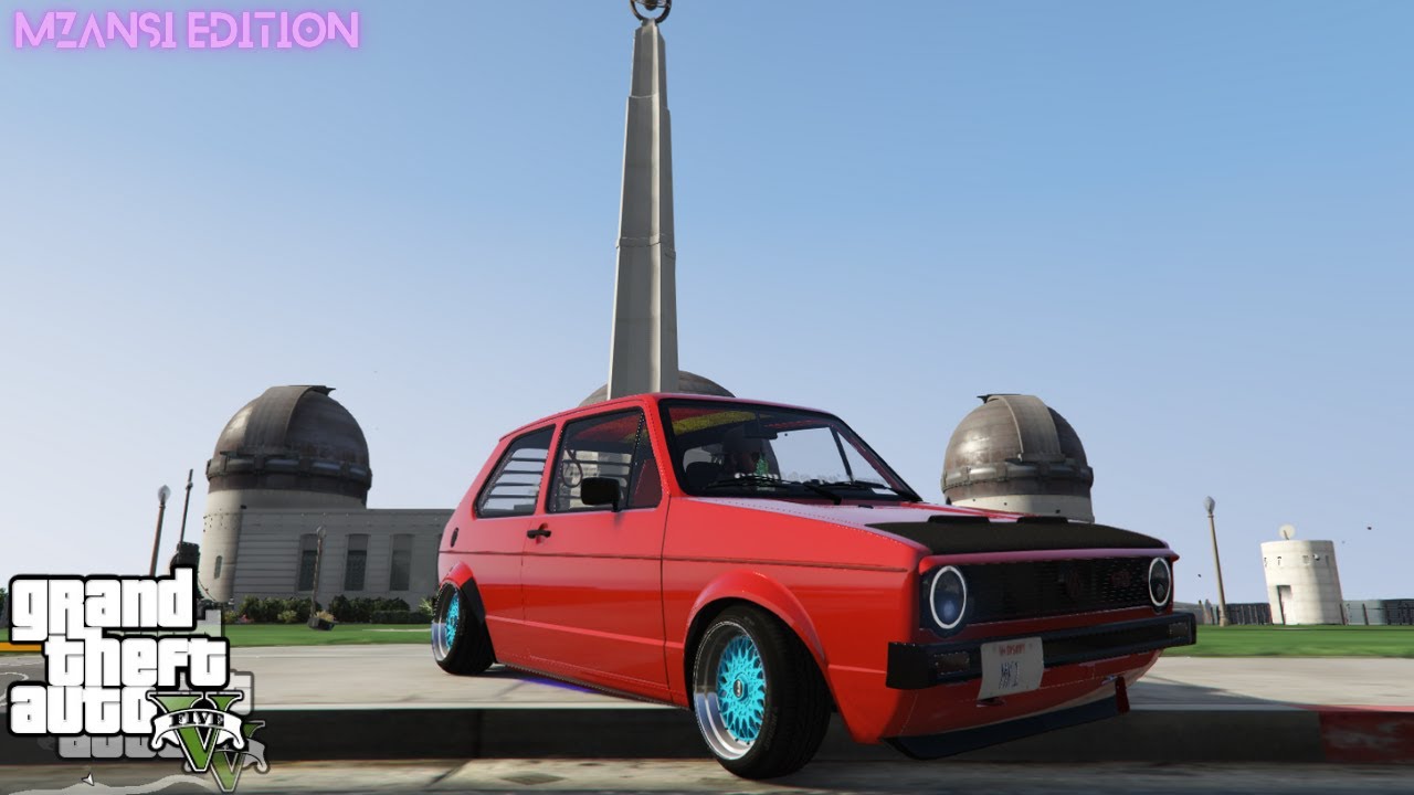GTAV MODS GOLF VW MARK 1 [STREET RACE] - YouTube