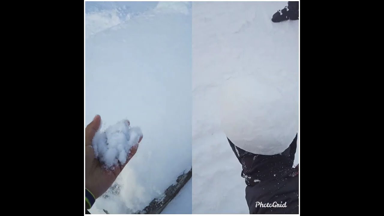First time I touch snow - YouTube