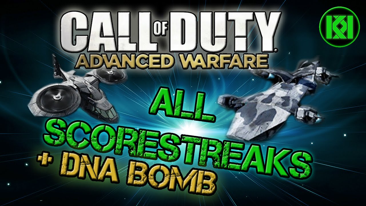 All Scorestreaks and DNA bomb: Call of Duty Advanced Warfare (COD AW ...