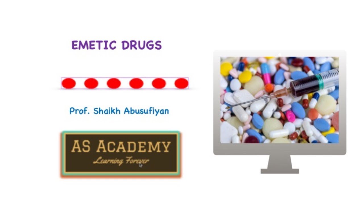 EMETIC DRUGS | MECHANISM OF EMESIS | PHARMACOLOGY OF IPECAC SYRUP ...