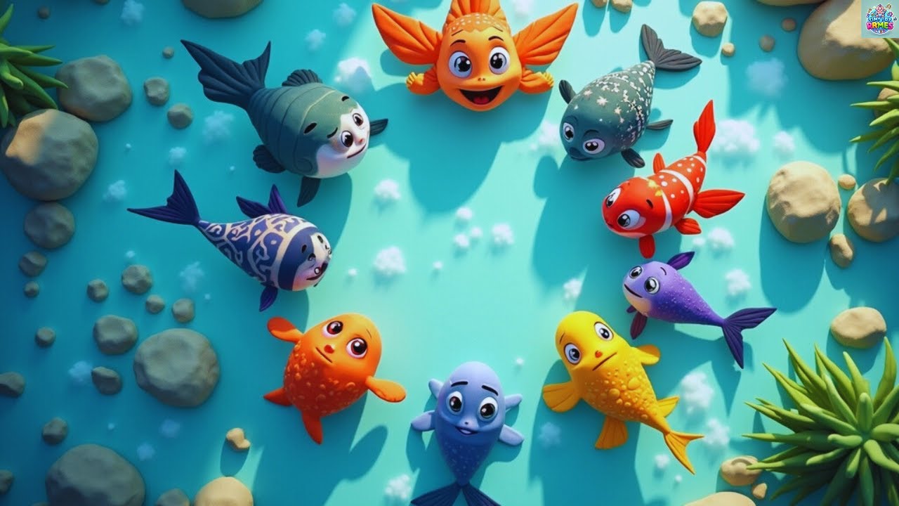 🌊🐠 The Tiny Fish | English stories | Nursery Rhyme| Big Adventure ...