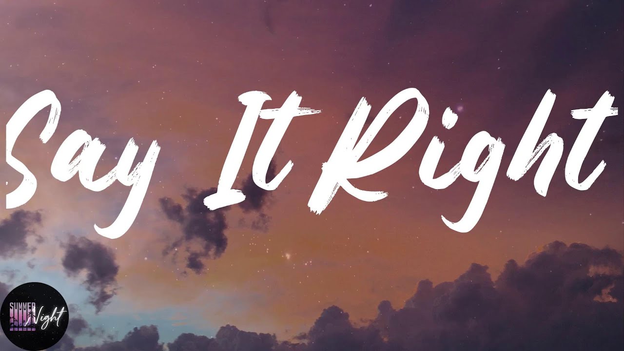 Nelly Furtado - Say It Right (Lyrics) - YouTube