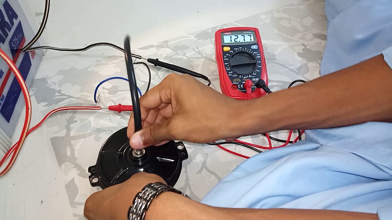 is motor run with load any effect on current or voltage? - YouTube