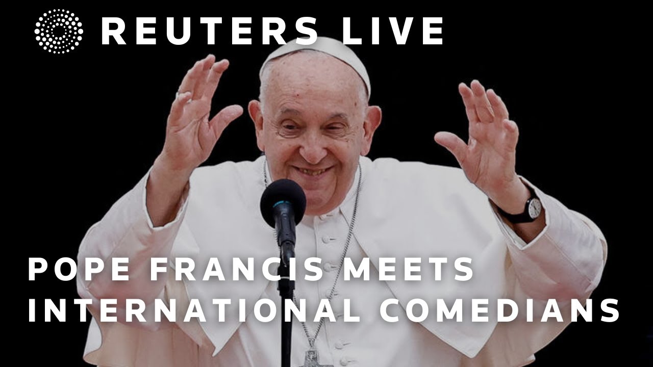 LIVE: Pope Francis meets with international comedians | REUTERS - YouTube