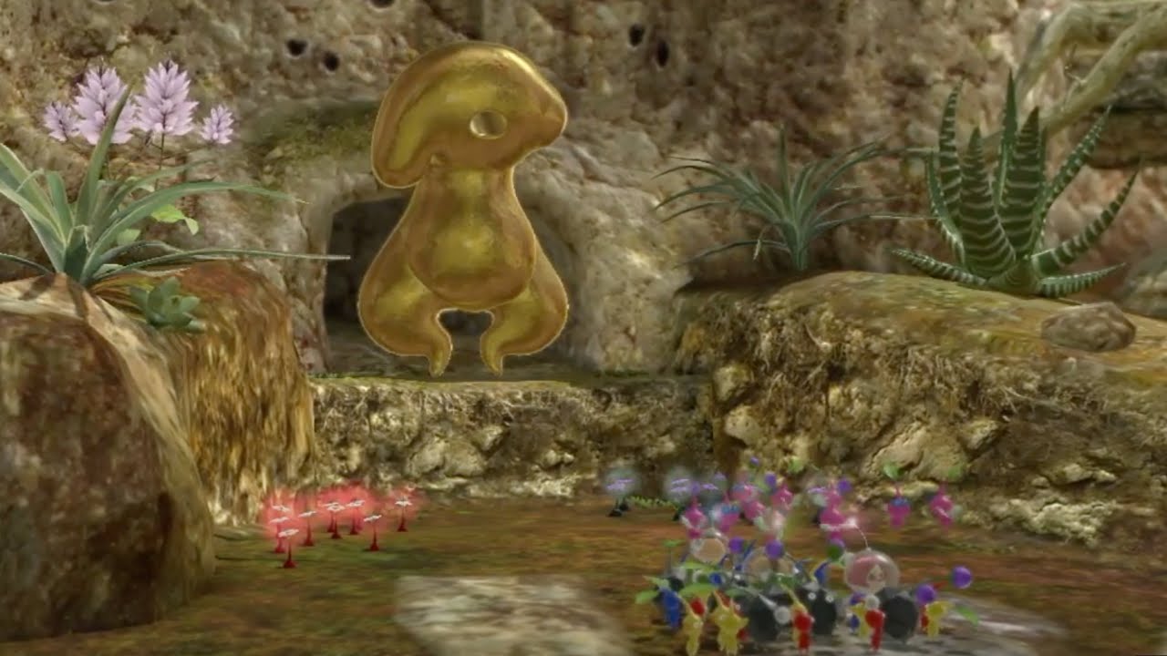 Pikmin 3 Deluxe CO-OP Defeat Bosses Mode 6 Plasm Wraith - YouTube
