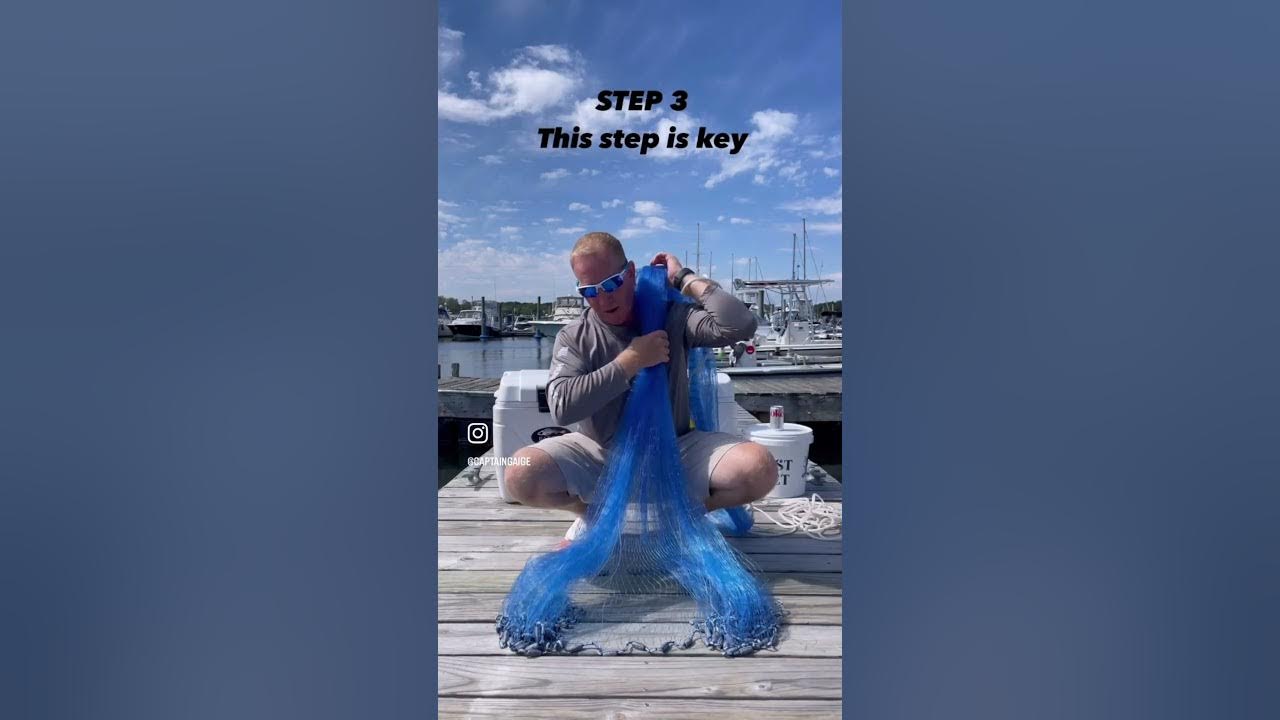 How To Throw A Cast Net | Best Step by Step Tutorial to Throw Cast Net #castnet - YouTube