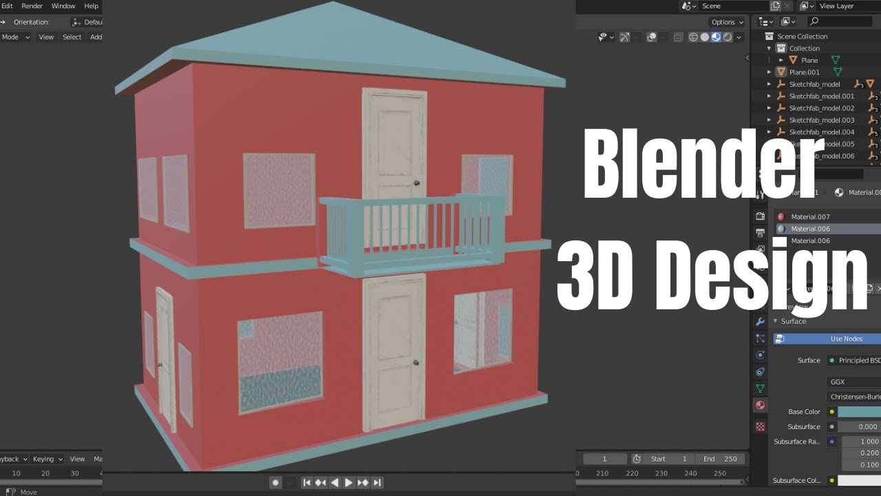"Blender 3D PUBG Squad House Modeling and Texturing Blender." - YouTube