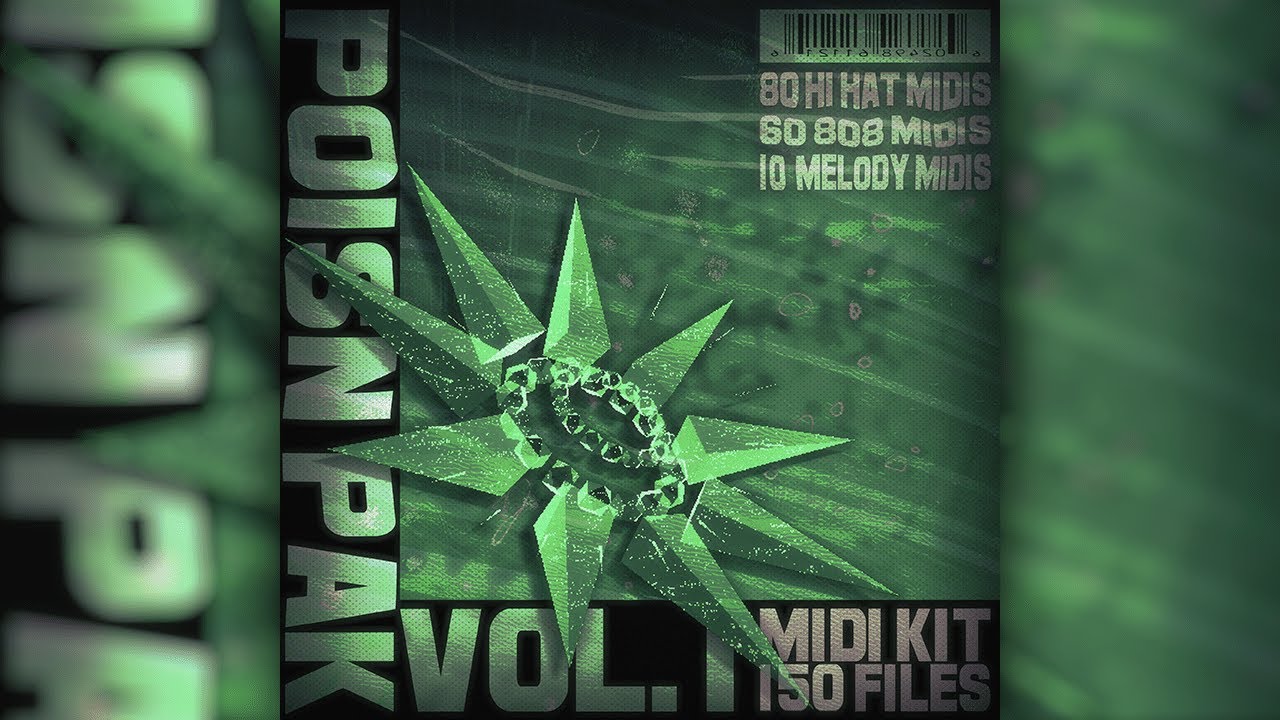 [ROYALTY FREE] LUCKI DRUM MIDI KIT 2024 - "POISNPAK VOL. 1" - YouTube