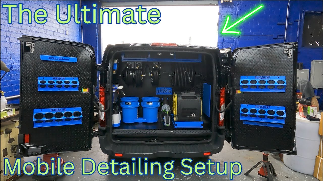 The Ultimate Mobile Detailing Setup By Blueshine! - YouTube