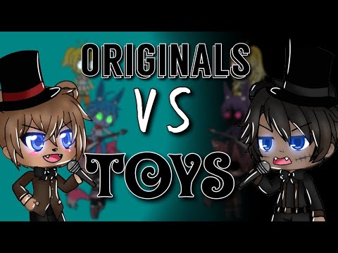 Fnaf  Singing Battle • Withered vs Toys • Gacha Life