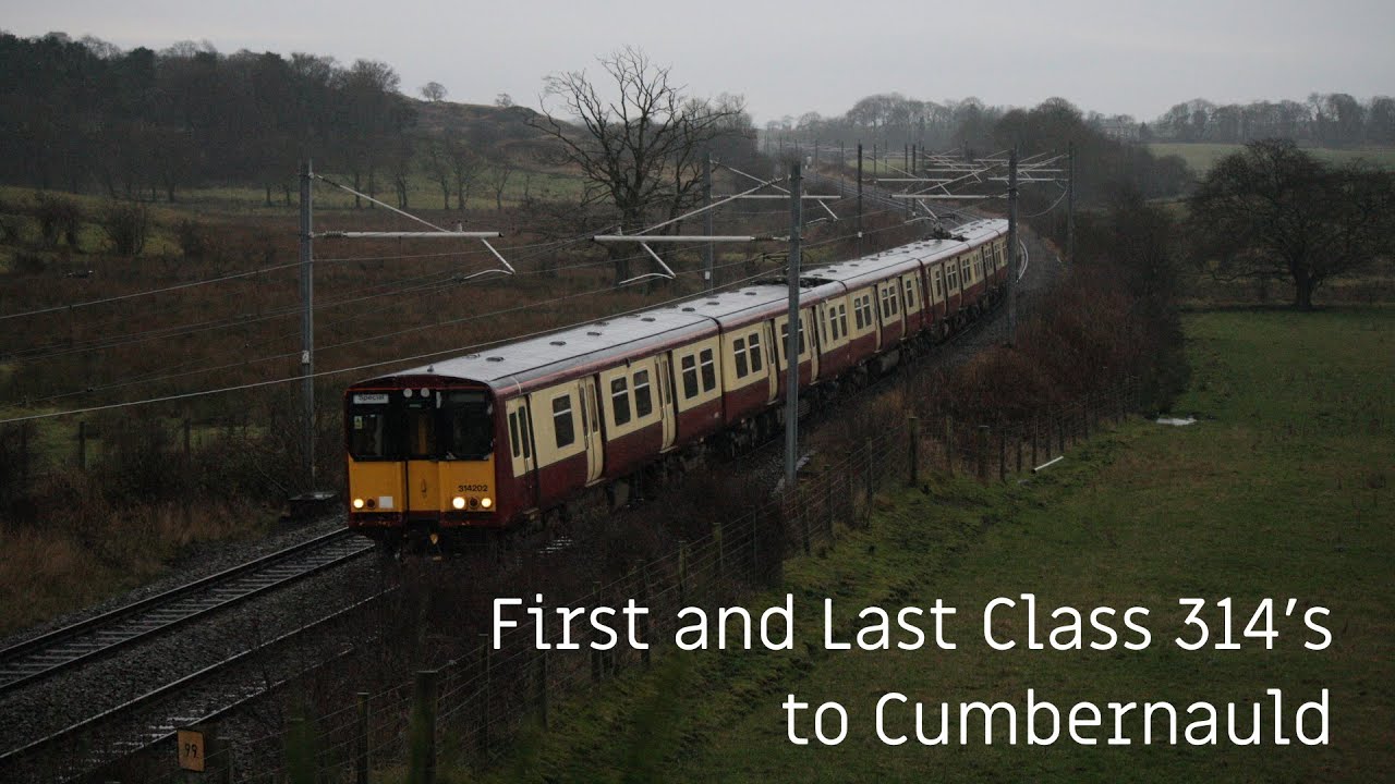 First & Last Class 314's to Cumbernauld | Farewell Tour 18/12/19 - YouTube