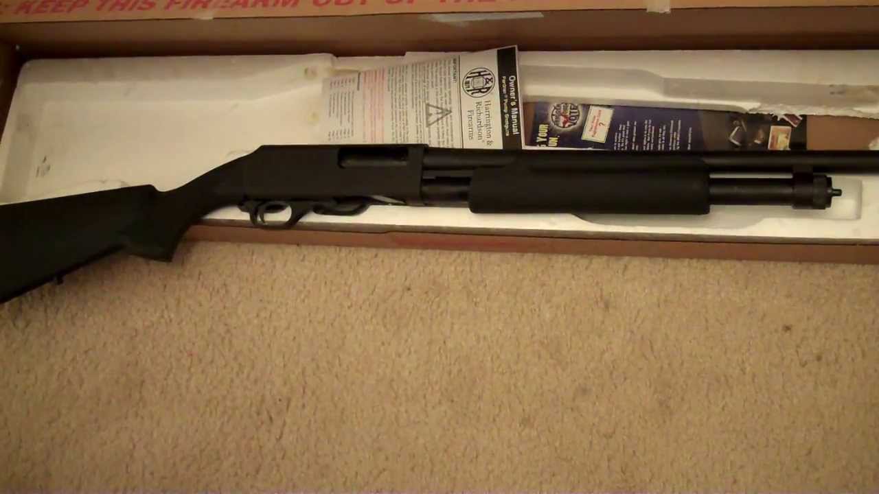 H & R Pardner 12 Gauge pump tactical part 1 - YouTube