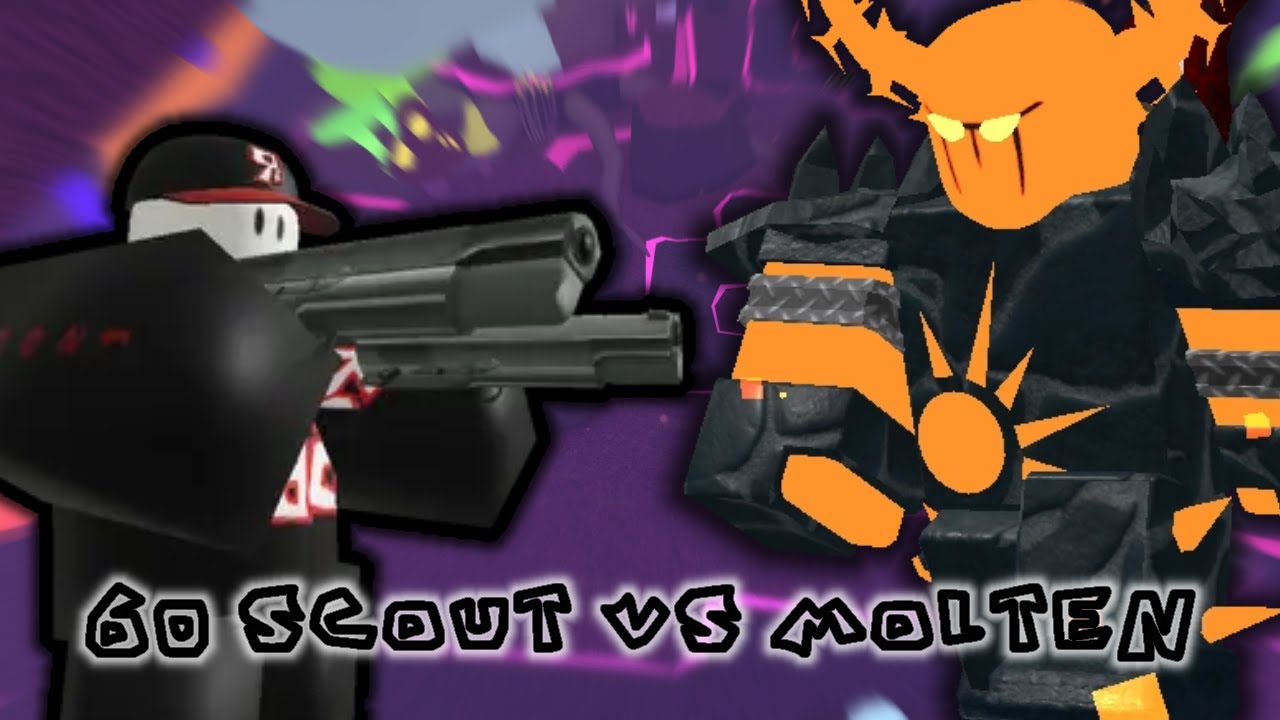 Scout Vs Molten Mode EASY Triumph | Tower Defense Simulator - YouTube