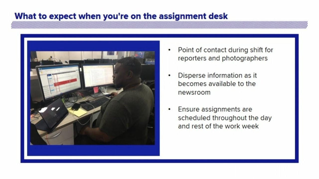 TV Career Pathways: Assignment desk - YouTube