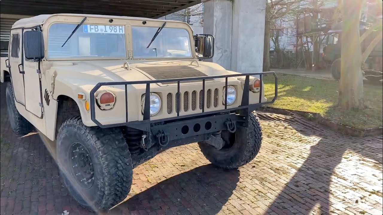 Robin's erstes mal.. Ausserdem eine sehr nachhaltige Sache! HMMWV M998 ...