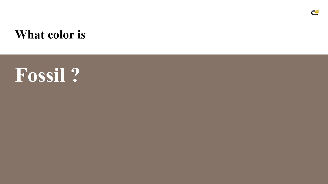 Fossil color #867367 hex color - Brown color - Cool color 867367 - YouTube
