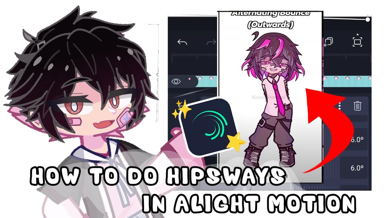 Gacha Tweening Tutorial!! | How to do a HipSway In Alight motion 💖 - YouTube