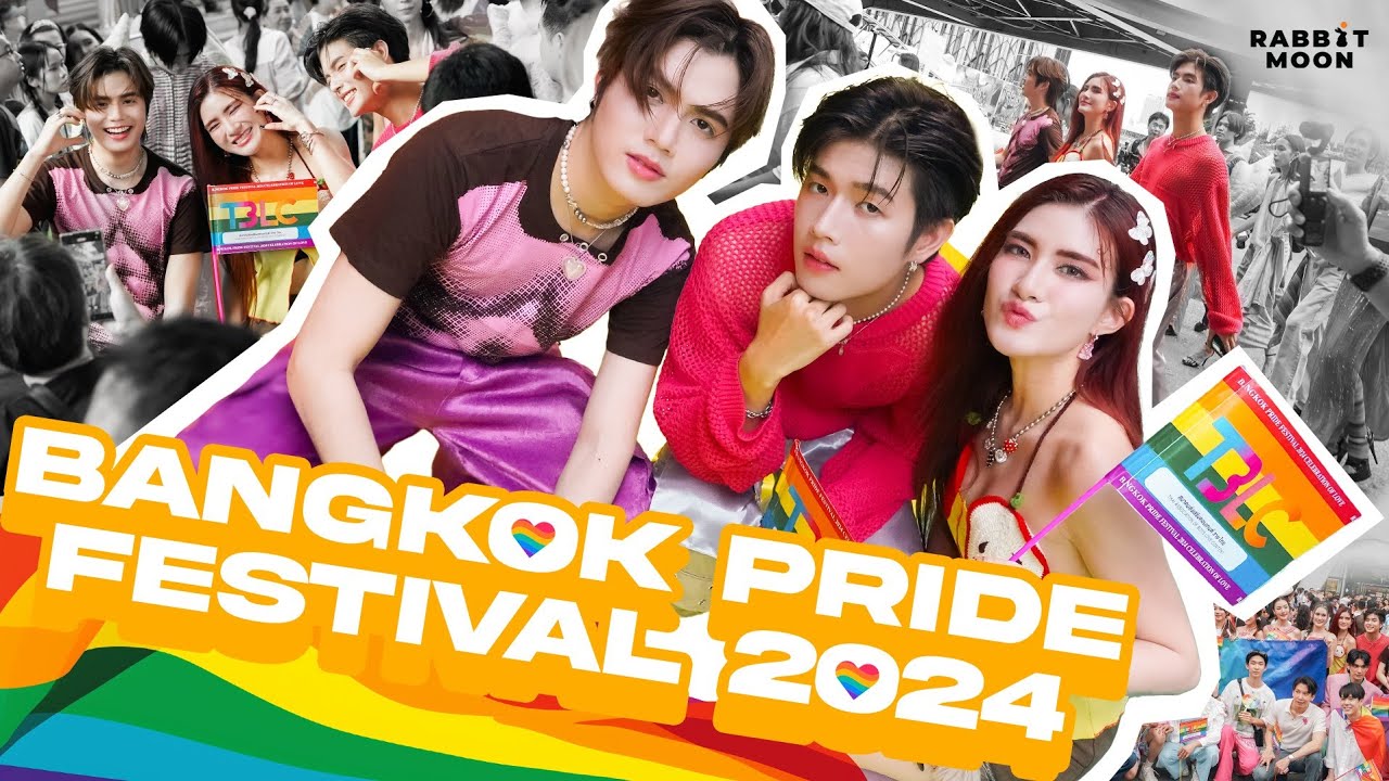 POPPY C. ควง 2 หนุ่ม Turbo4Wheels ร่วมขบวน Bangkok Pride 2024 - YouTube
