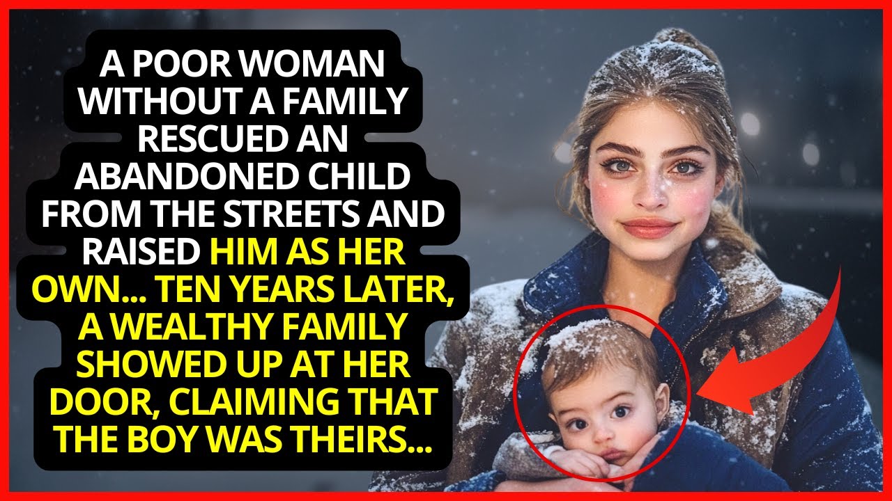A Poor Woman rescued an abandoned Child and Raised him, years later ...