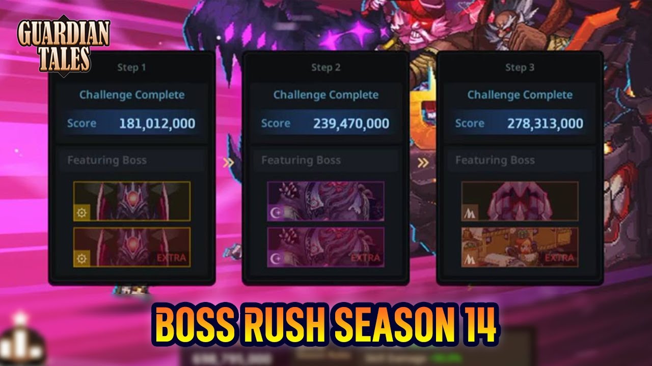 F2P Guide for Boss Rush S14 (698m Total Score, Full Rewards)【Guardian ...
