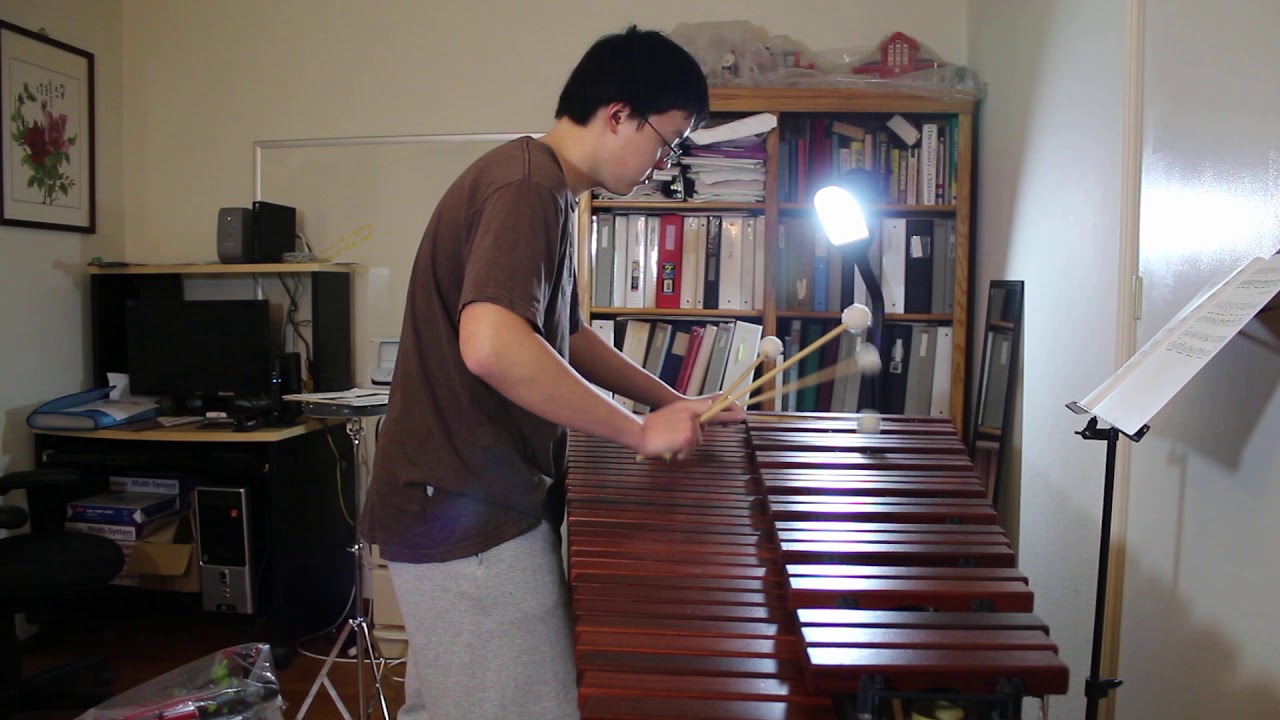 Ghanaia marimba solo by Matthias Schmitt | Mathieu Clement - YouTube