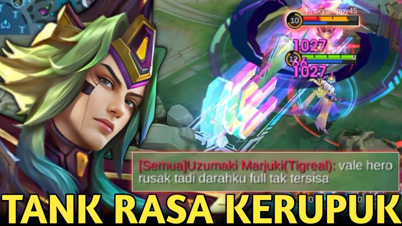 TERNYATA INI BUILD VALE YG PALING SAKIT & GACOR! TANK RASA KERUPUK ...