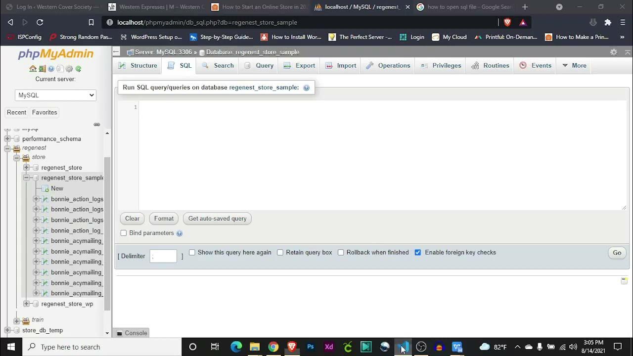 Como insertar Tablas de una Base de Datos a otra manualmente en ...