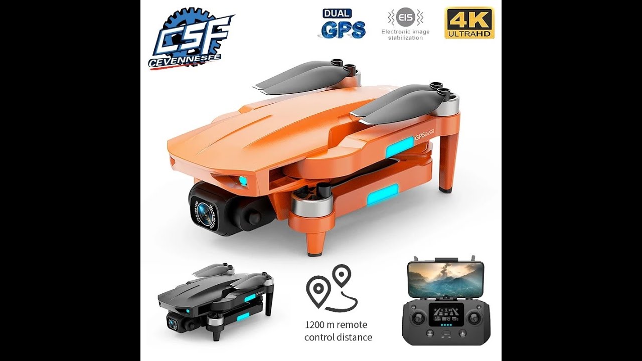 L700 PRO GPS FPV 1.2K Drone 4K Profession Dual HD Camera Aerial ...