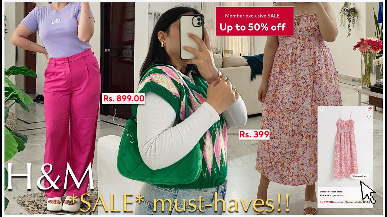 H&M *Upto 50% OFF* SALE Recommendations!! What to buy from H&M Sale ...