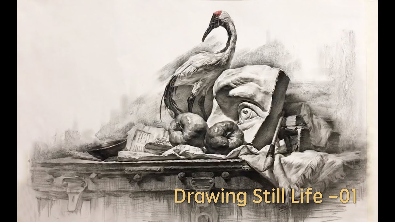【Drawing Still Life】Watch to learn the steps 01 - YouTube